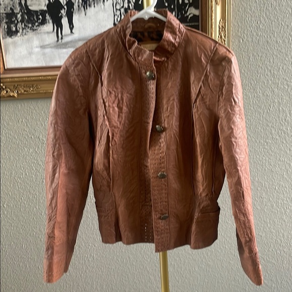 Wilsons Leather | Jackets & Coats | Wilsons Leather Brown Fitted ...
